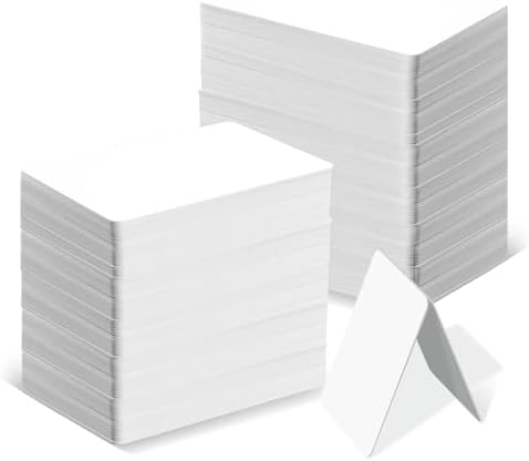 Amazon.com : 200 Pack - ZSZ Blank PVC Cards With Enhanced Ink Receptive ...