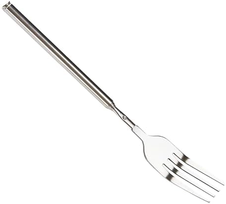 Amazon.com: 5Pcs Extendable Forks, Stainless Steel BBQ Telescopic Forks ...