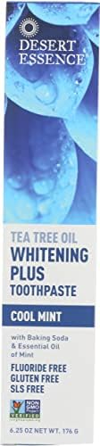 Amazon.com : Desert Essence, Tea Tree Oil Whitening Plus Toothpaste ...