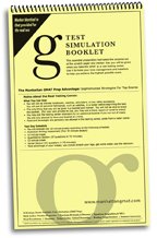 Manhattan GMAT - Test Simulation Booklet and Marker: Manhattan GMAT ...