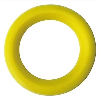 CABRIO Rubber Plain Tennikoit Ring 6 Inches Diameter Yellow Color, Kids ...