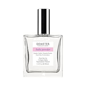 Amazon.com : DEMETER Baby Powder 3.4 Oz Cologne Spray, Perfume for ...