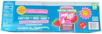 Amazon.com: 7...UP Watermelon & Strawberry Endless Summer Flavor Zero ...