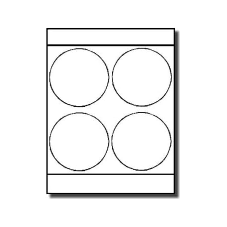 Amazon.com : Large Round Labels 4" Diameter by Label Outfitters® - 100 ...