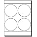 Amazon.com : 80 Label Outfitters® Large Round Labels, 4 inch Diameter ...