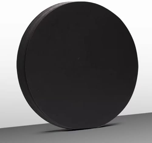 Amazon.com : 50 Sheets Black Cardstock 9.8inches Blank Round Craft ...