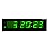 DBTech 0124GRN Huge Large Big Oversized Digital LED Clock, Green ...