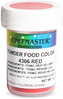Amazon.com : Chefmaster Red Dry Powder Candy Color | Vibrant Shades ...