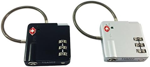 DOCOSS Steel Number Lock for Bag,Luggage Locks for Travel with 3 ...