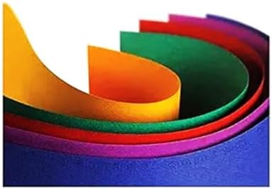 Tinted Paper Full size (Pack of 10) | Chart Paper | Multicolor, Bright ...