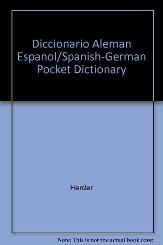 Amazon.com: Diccionario Aleman Espanol/Spanish-German Pocket Dictionary ...