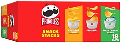 Amazon.com : Pringles Potato Crisps Chips, Snack Stacks, Lunch Snacks ...
