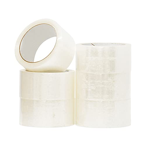 Venuscello 6 x Clear Parcel Packaging Tape General Purpose Rolls 48mm x ...