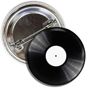 Classic Vintage Throwback Vinyl Record Button Badge Pin : Buy Online at ...