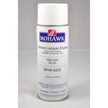 Mohawk Colored Lacquer Enamel White Satin - Amazon.com