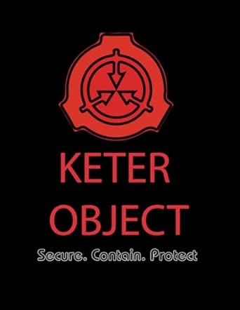 THE SCP FOUNDATION NOTEBOOK keter object: Secure Contain Protect , 120 ...