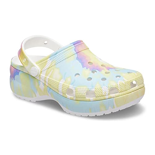 Snapklik.com : Crocs Womens Classic Graphic Platform Clogs