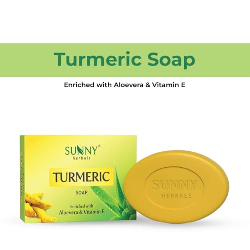 Sunny Herbals Turmeric Soap | Antioxidant & Antiseptic | Nourish and ...