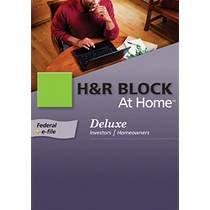 H & R Block At Home Deluxe (Investors/Homeowners): H & R Block: Amazon ...
