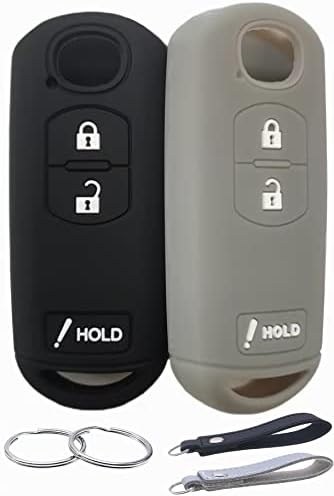 REPROTECTING TPU Key Fob Cover Compatible with 2010-2019 Mazda 3 6 CX-3 ...