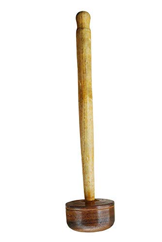 Buy Future World Wooden Hand Masher/Ravi/Pappugutthi/Paruppu Mathu (Dal ...