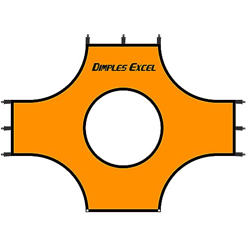 Dimples Excel Football Goal Target Net Target Sheet for Kids Backyard ...