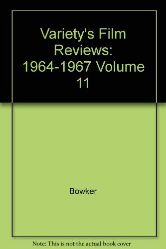 Variety's Film Review, 1964-1967 (Vol 11): R.R. Bowker: 9780835227902 ...