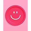 Amazon.com: xo, Fetti Smiley Face Paper Plates - 25 pk, 9" | Birthday ...