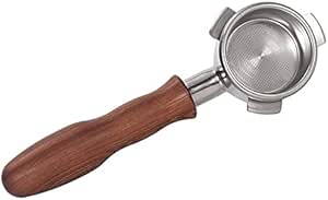 Amazon.co.jp: 54mm Bottomless Coffee Machine Handle Stainless Steel ...