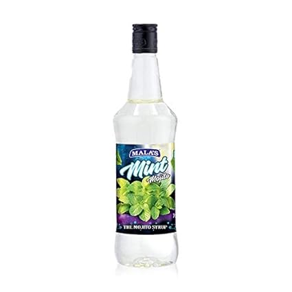 Mala's Fruit Mocktail Thick Liquid Syrup Transparent Mint Mojito ...