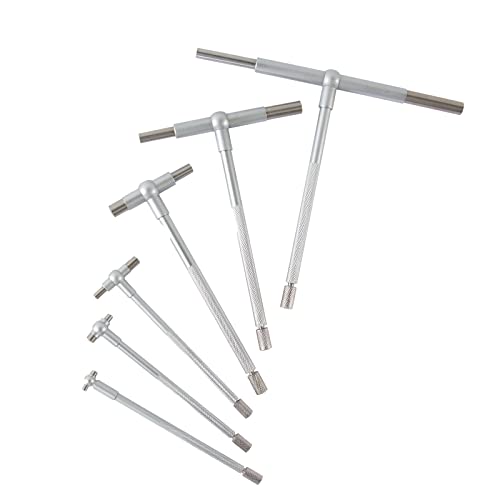Snapklik.com : Beslands 6 Pc Telescoping Gage Set, T-Bore Hole Gauges ...