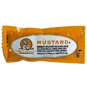 Amazon.com : Chefs Quality Mustard (Case of 500) : Yellow Mustard ...