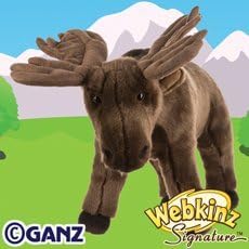 Amazon.com: Ganz Webkinz Signature Moose Plush : Toys & Games