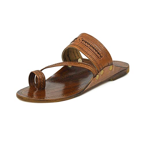 Step Up Men's Ethnic Leather Kolhapuri Chappal | Kolhapuri Chappal for ...
