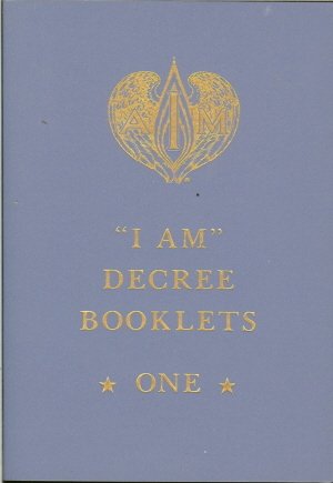 "I AM" Decree Booklets ONE: SAINT GERMAIN FOUNDATION: Amazon.com: Books
