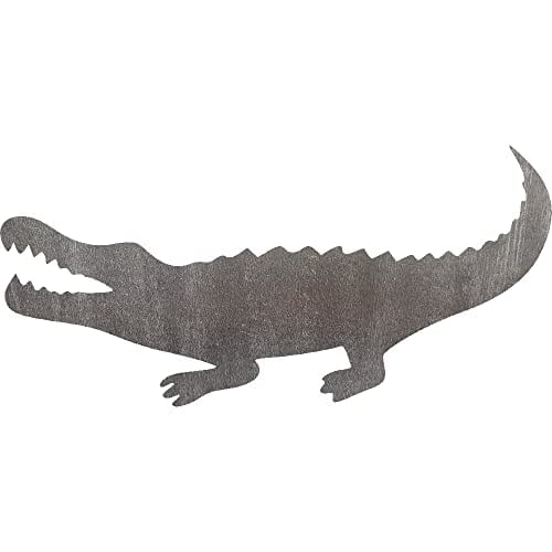 Amazon.com: Alligator Metal Cutout Shape, Wall Art Decoration for Home ...