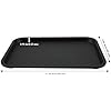 Amazon.com | MAHIONG 10 Pack 14x10 Inch Black Fast Food Tray, Large ...