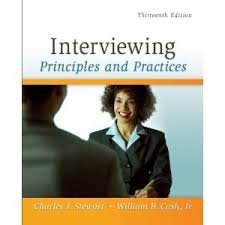 Interviewing: Principles and practices : Stewart, Charles J: Amazon.com.mx: Libros