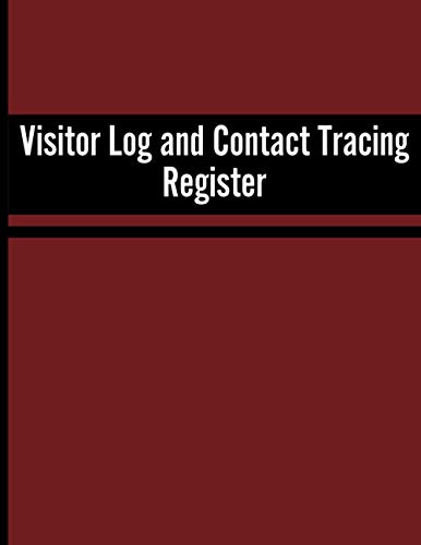 Buy Visitor Log and Contact Tracing Register: Track and Trace Book ...