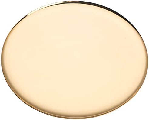 Large Round Gold Serving Tray 30CM/12 Inches Decorative Vanity Tray for ...