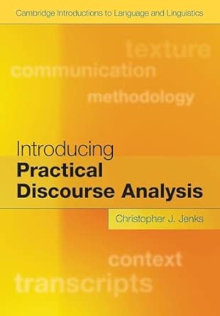 Amazon.com: Introducing Practical Discourse Analysis (Cambridge ...