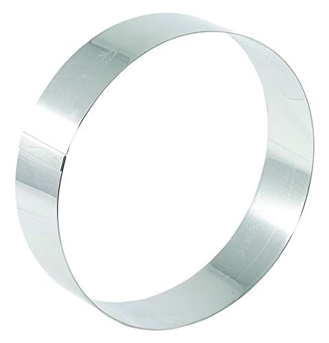 Amazon.com | Matfer Bourgeat 371407 Mousse Ring, Silver: Bakeware ...