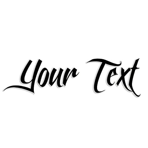 Amazon.com: Your Name Text Custom Decal - You pick Font and Color ...