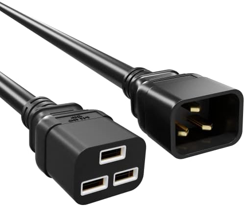 FEDUS IEC C13 to C14 Link Power Cable 250v Male to Female Power ...