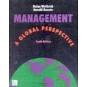 Management: A Global Perspective: Heinz Weihrich: 9780070473782: Amazon ...