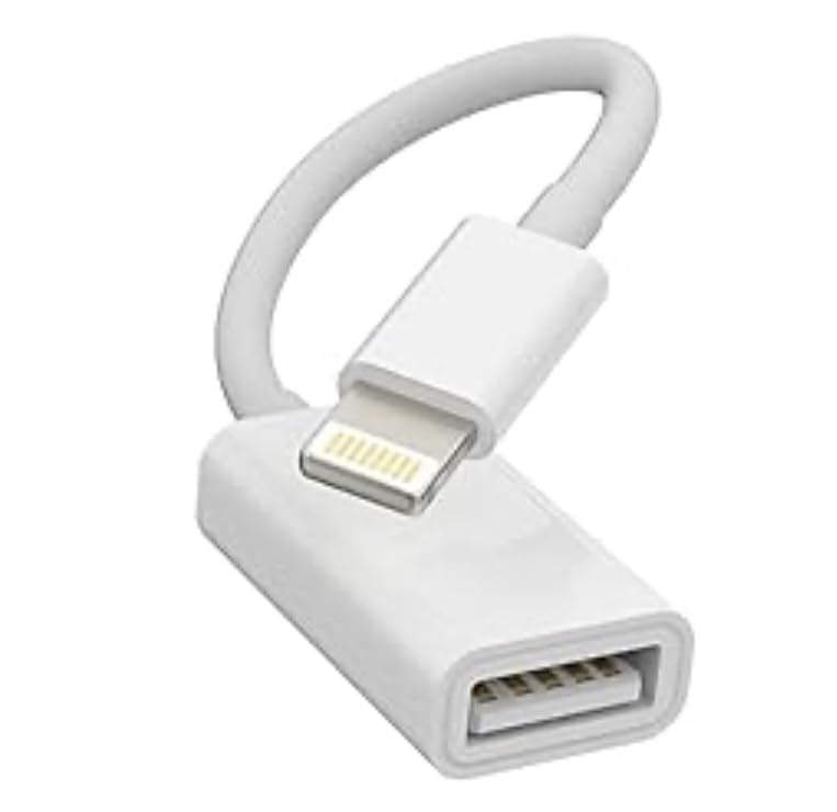 Lightning Male to USB Female Cable iPhone OTG Adapter Dongle Apple Ipad ...
