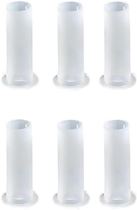 Amazon.com: 20 PCS Nylon Plastic Lock Rod Sleeve Upper and Lower Iron ...