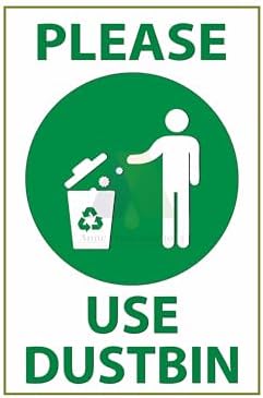 Anne Print Solutions® Use Dustbin Stickers for Office Stickers | Hotel ...