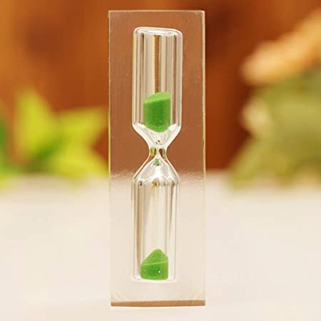 KharidoLive Acrylic Mini Sand Timer 3 Minutes Hourglass Mini Magic Sand ...