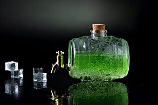 Devnow Glass Barrel Dispenser with Cork & Tap 1000ML : Amazon.in: Home & Kitchen